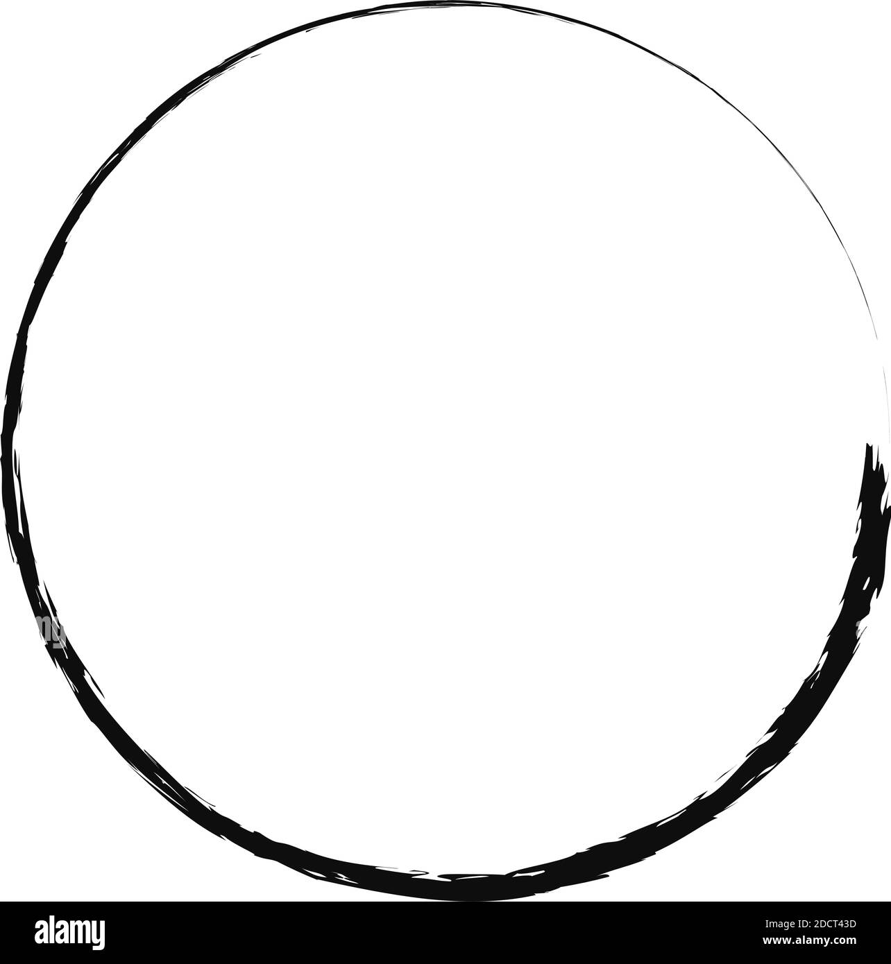 Grungy, textured circle, Grunge effect circular element. Smudge, smear ...