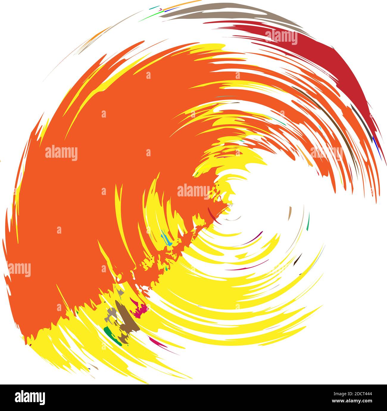 Grungy, textured circle, Grunge effect circular element. Smudge, smear ...