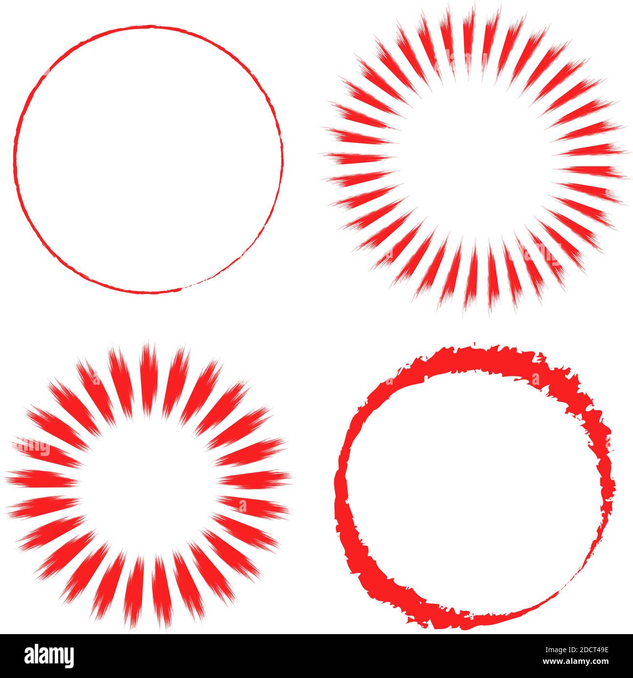 Grungy Circle Blob Blotch Vector Stock Vector Illustration Clip Art Graphics Stock Vector