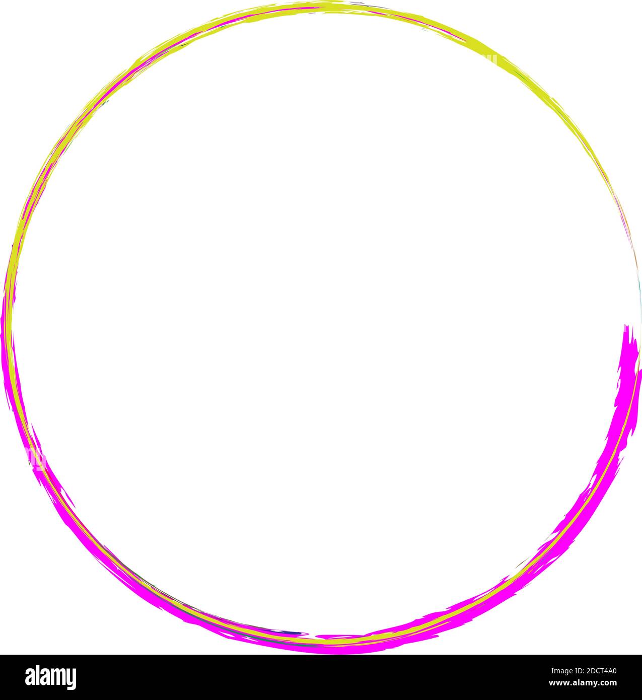 Grungy, textured circle, Grunge effect circular element. Smudge, smear ...