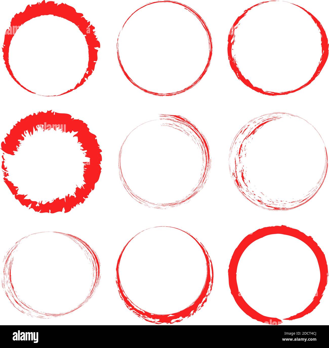 Grungy Circle Blob Blotch Vector Stock Vector Illustration Clip Art