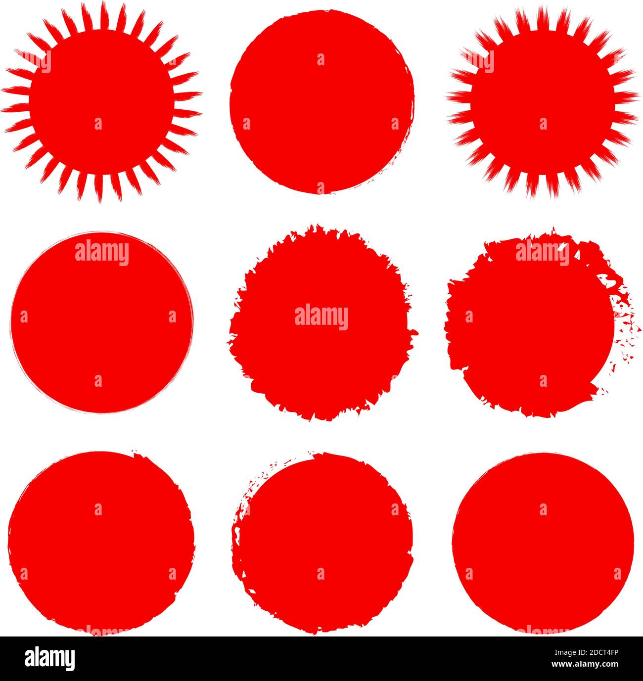 Grungy circle blob, blotch vector – Stock vector illustration, Clip art ...