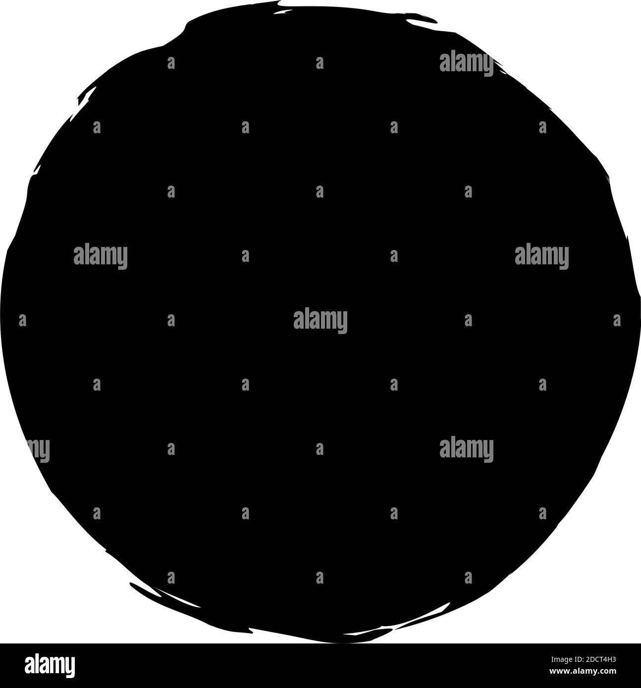 Black inkblot, blot, blob shape. Dye fleck, splatter design element ...