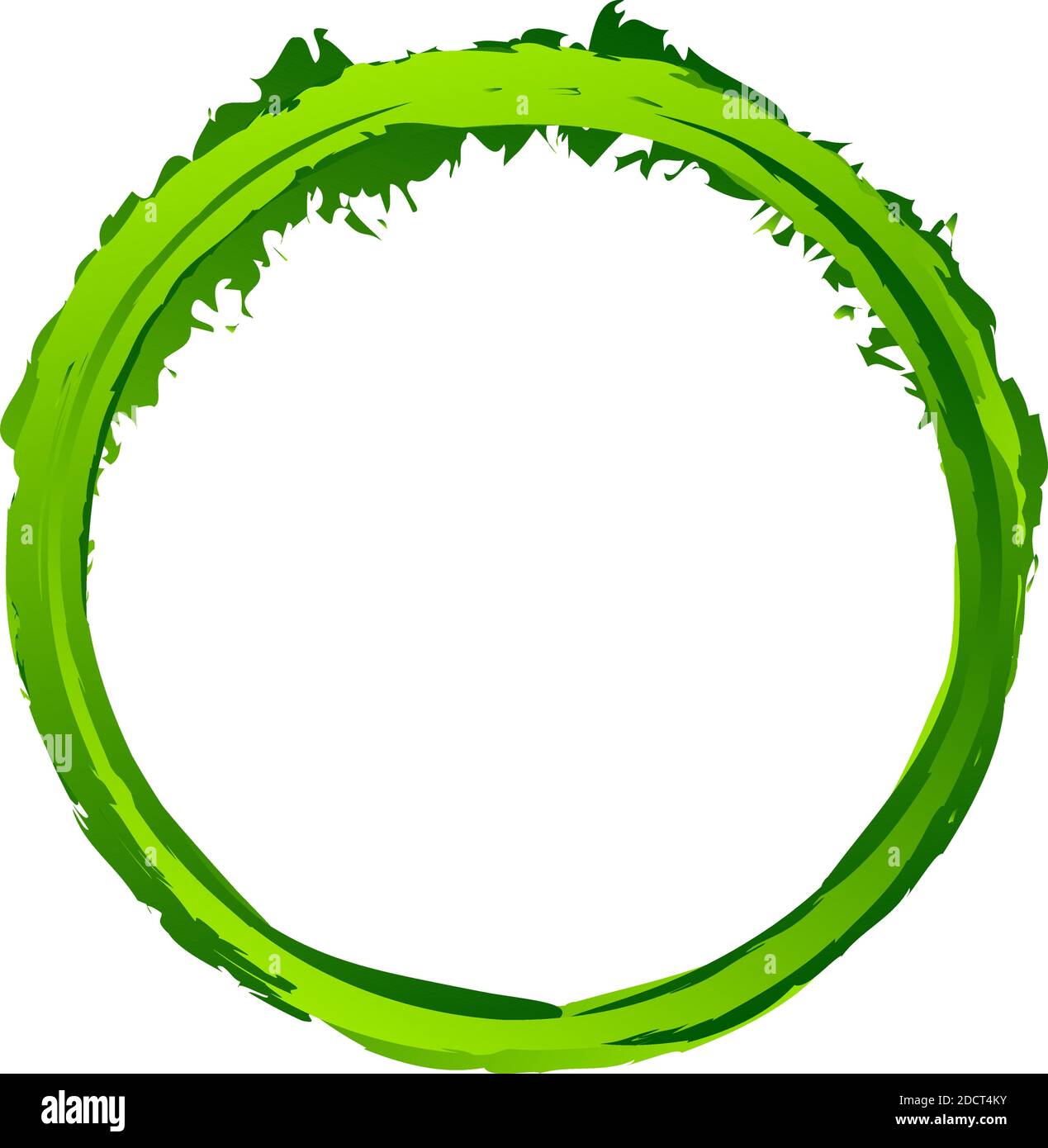 Green, natural, eco concept grungy, grunge, textured circle, ring ...