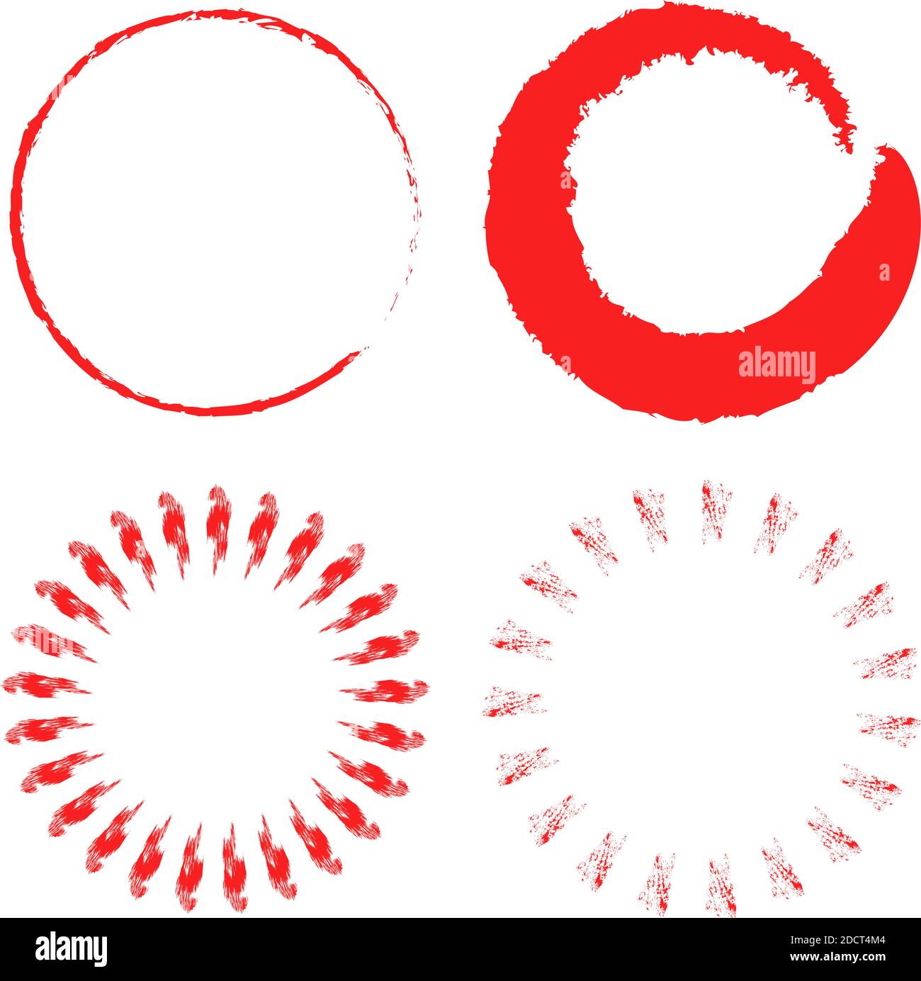 Grungy Circle Blob Blotch Vector Stock Vector Illustration Clip Art