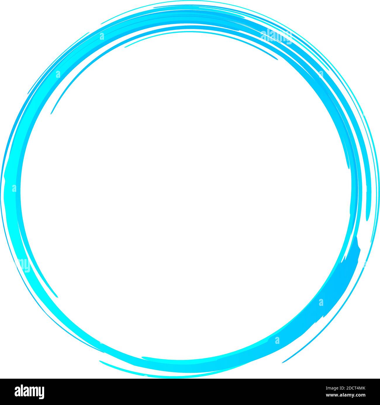 Ice, frozen grungy, grunge ring, circle. Light blue textured circle ...