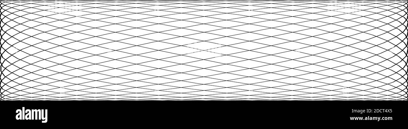 Geometric curved, Intersecting lines abstract Grid, mesh pattern background – Stock vector ...