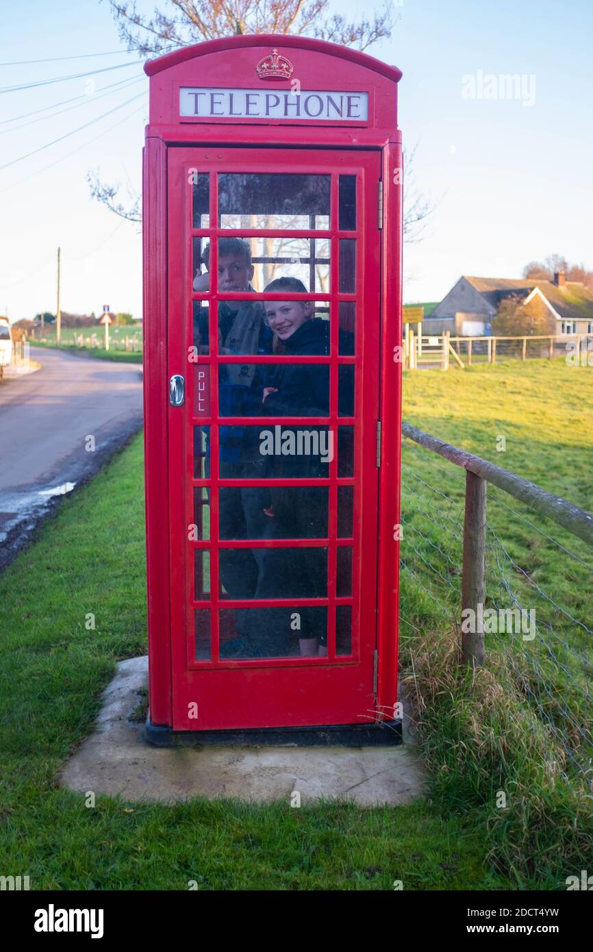 Traditional british red telephone box hi-res stock photography and ...