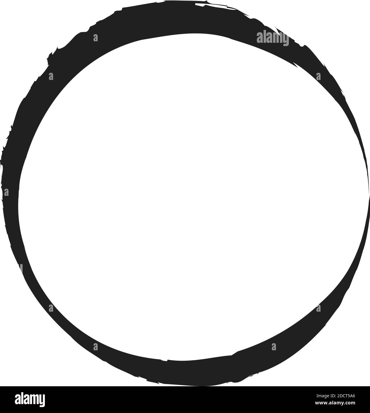 Grungy Circle Blob Blotch Vector Stock Vector Illustration Clip Art