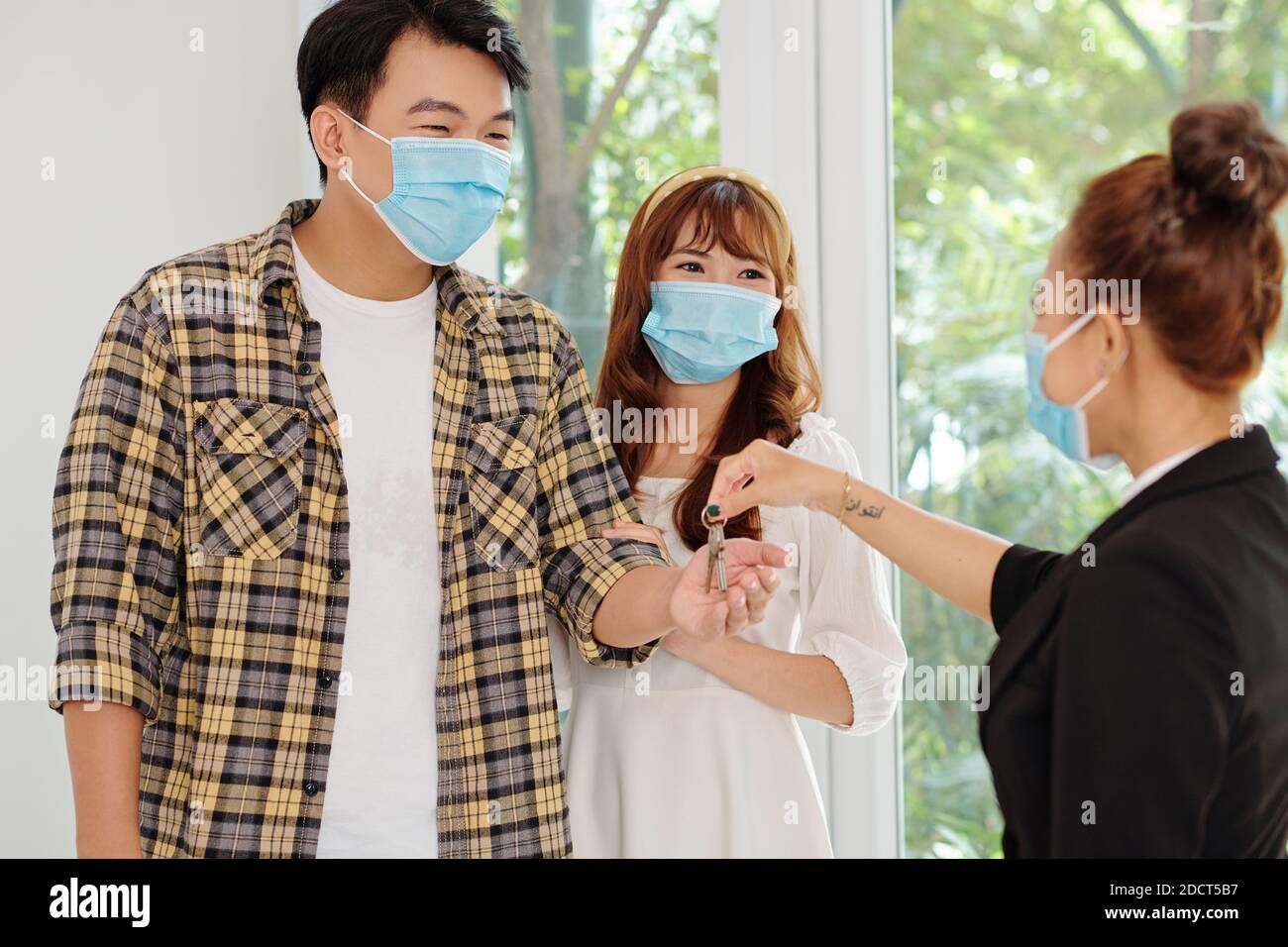Buying first house Stock Photo - Alamy