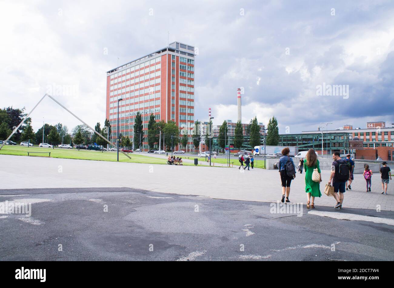 The Bata's Skyscraper, also known as Building No. 21, designed by ...