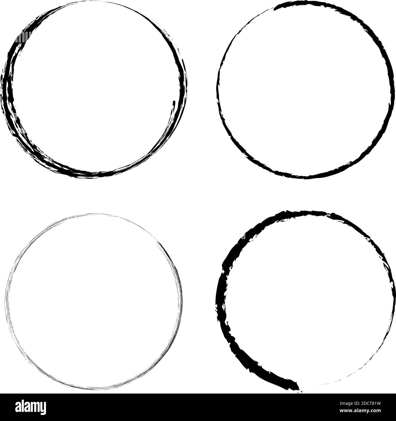Grungy Circle Blob Blotch Vector Stock Vector Illustration Clip Art Graphics Stock Vector