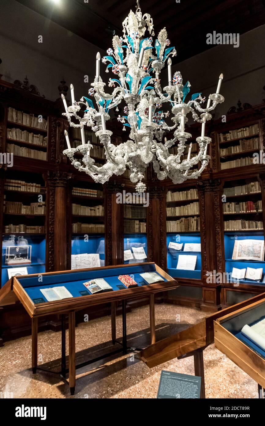 Venice, Italy, Oct 3, 2020 - Correr Museum, Ancient Library, Venice ...