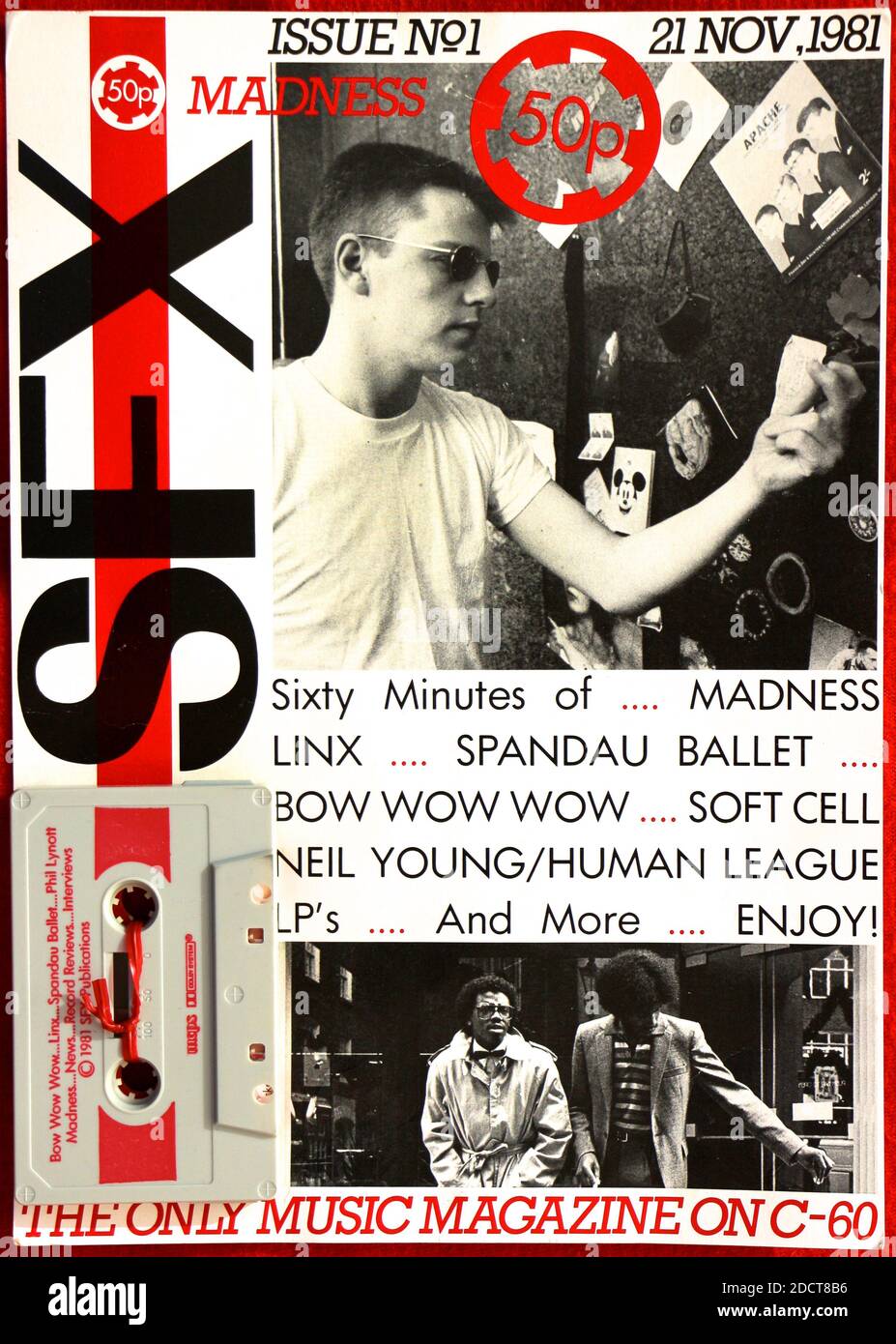 Photo of The only music magazine on c-60 cassette tape first issue no.1 ...