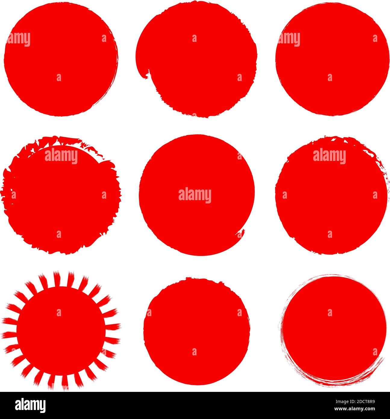 Grungy circle blob, blotch vector – Stock vector illustration, Clip art ...