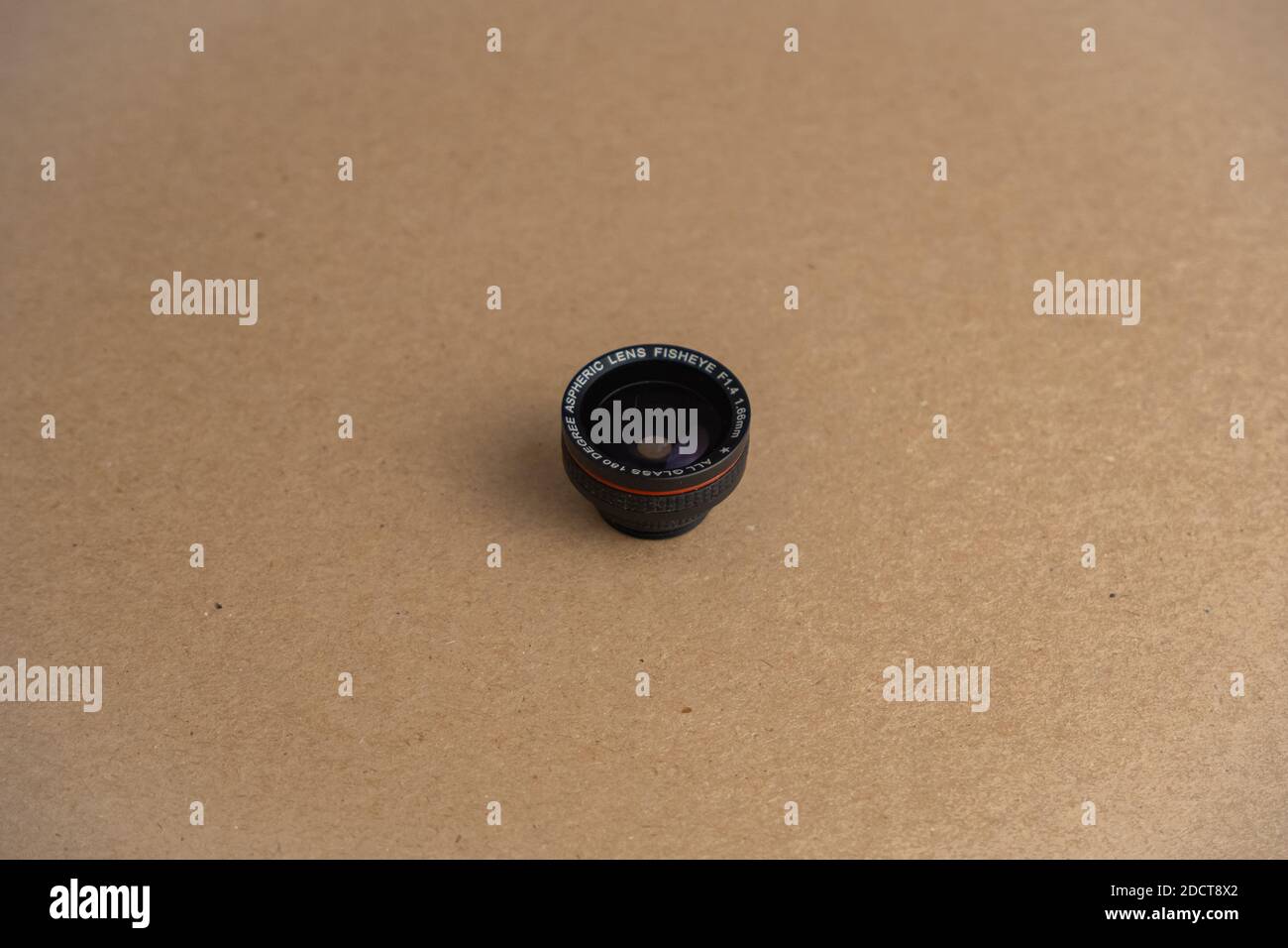 Smartphone external photo lens objective glass Stock Photo - Alamy