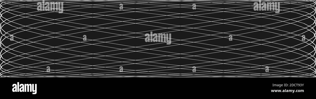 Geometric curved, Intersecting lines abstract Grid, mesh pattern background – Stock vector ...