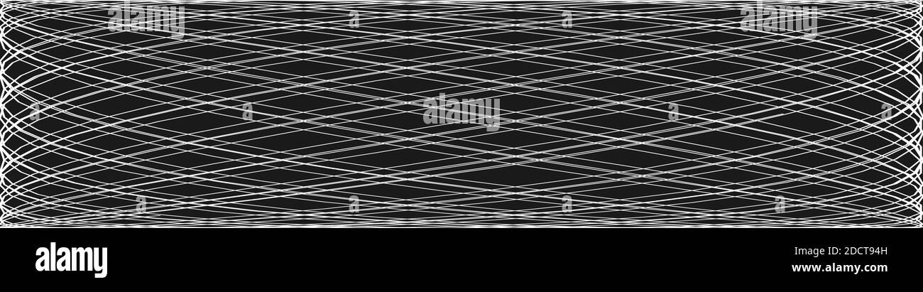 Geometric Curved Intersecting Lines Abstract Grid Mesh Pattern Background Stock Vector