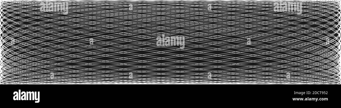 Geometric curved, Intersecting lines abstract Grid, mesh pattern background – Stock vector ...