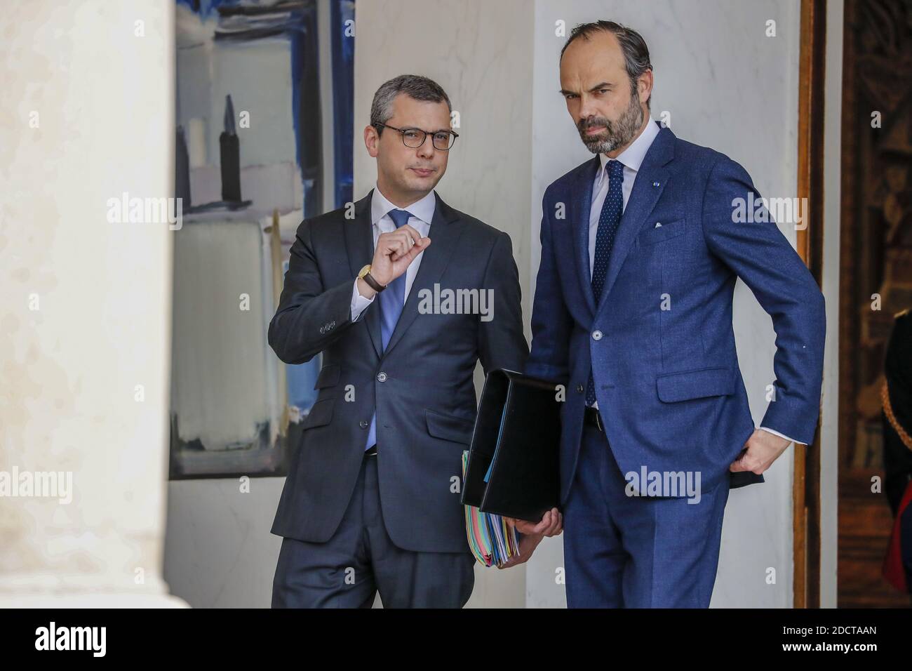 General-Secretary of the Presidency Alexis Kohler and Prime Minister ...