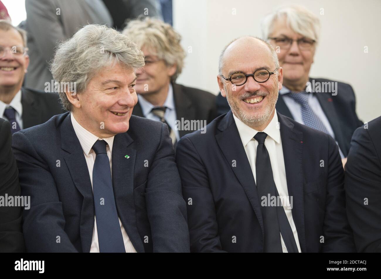 CEO of European IT Thierry Breton, French telecoms group Orange CEO ...