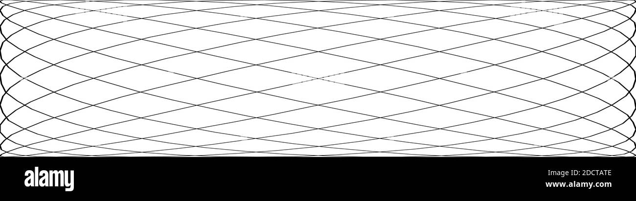 Geometric curved, Intersecting lines abstract Grid, mesh pattern background – Stock vector ...