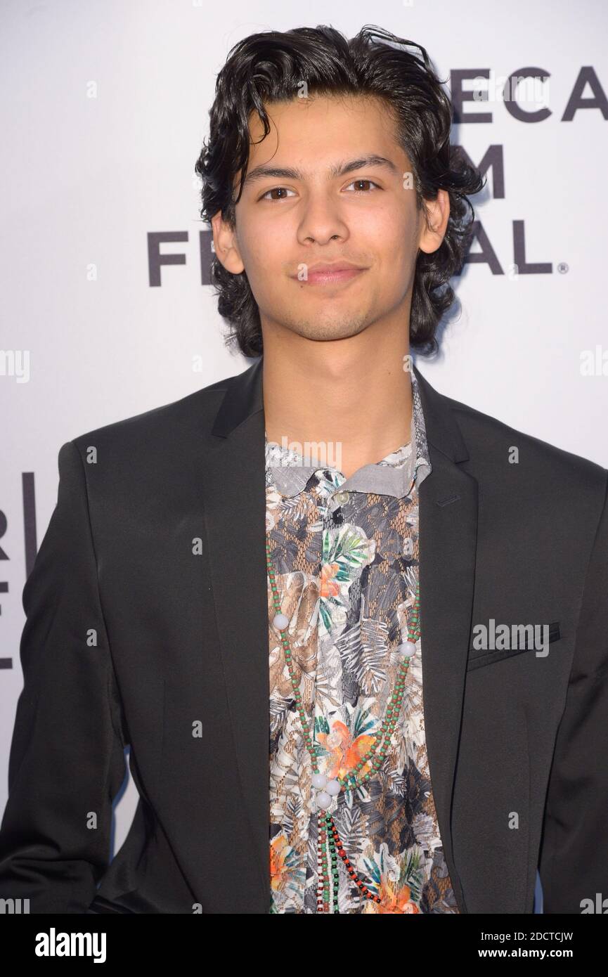Xolo Mariduena attending the screening of Cobra Kai during the 2018 ...
