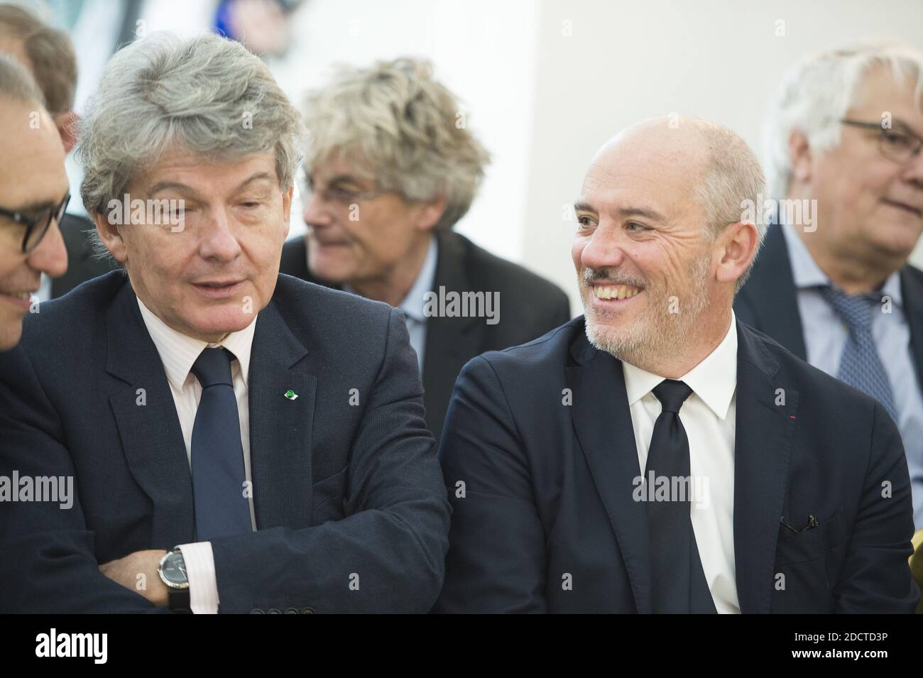 CEO of European IT Thierry Breton, French telecoms group Orange CEO ...