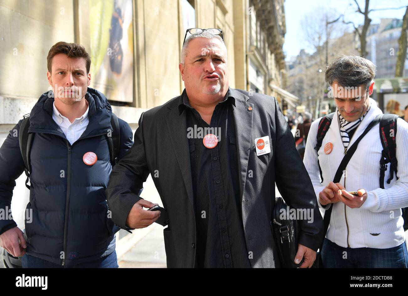 The leader of the biggest rail union said hi-res stock photography and ...