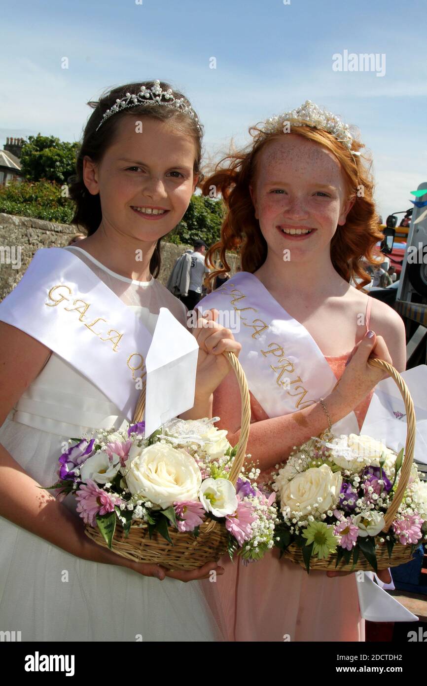 Troon, Ayrshire, Scotland, A mini gala day with a Gala Queen Stock ...