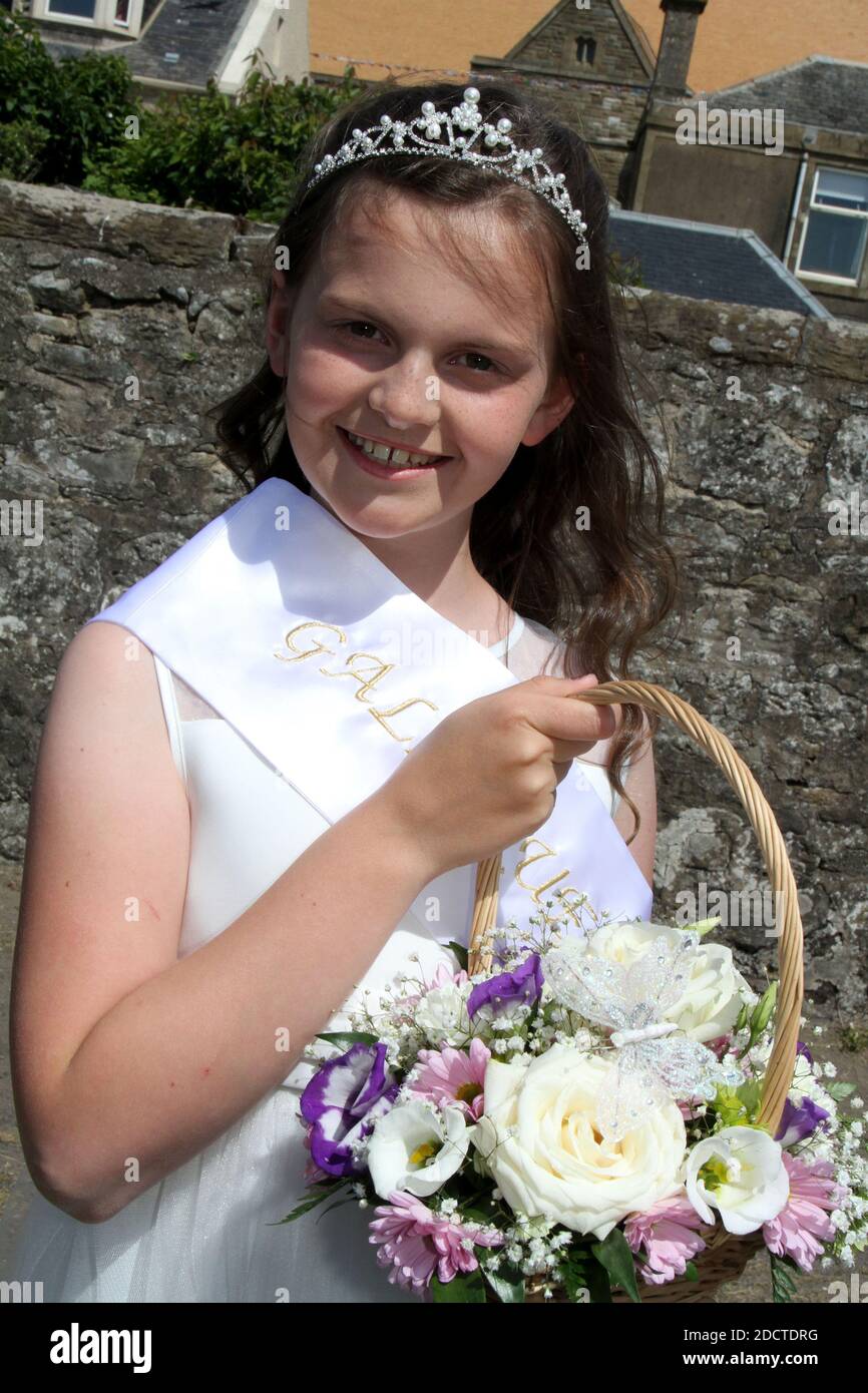 Troon, Ayrshire, Scotland, A mini gala day with a Gala Queen Stock ...