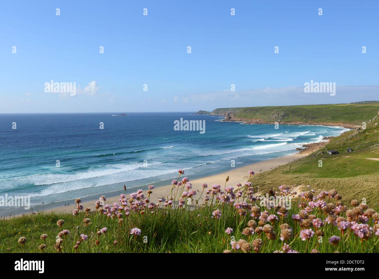 GREAT BRITAIN /Cornwall/ Sennen Cove Cornwall beach and coastline near ...