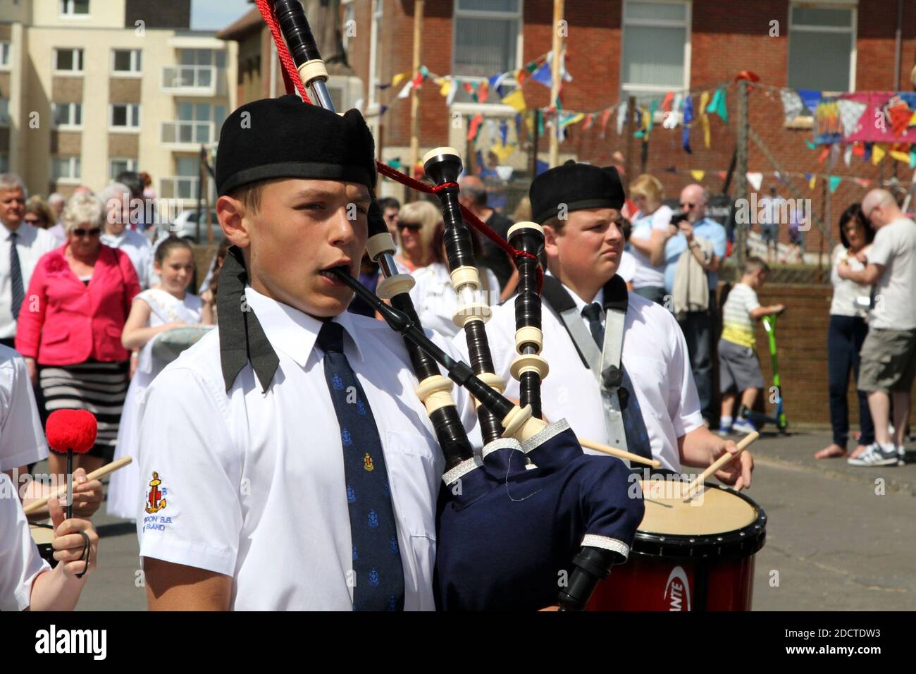 Troon, Ayrshire, Scotland, A mini gala day with a Gala Queen Stock ...