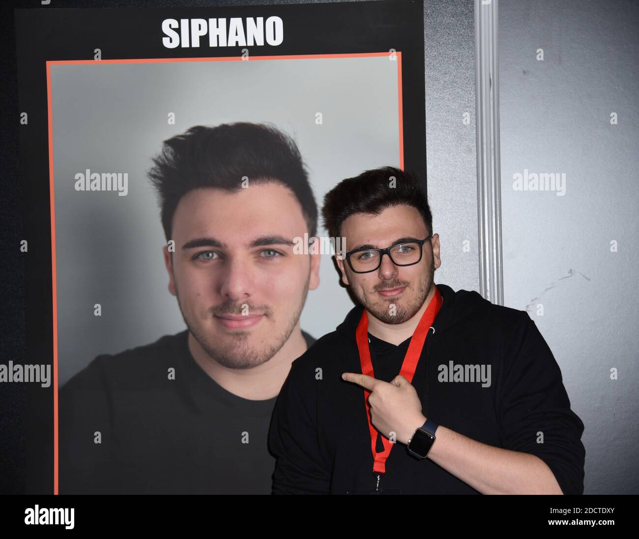 French video maker, Youtuber Siphano attending the 25th Paris Manga and ...