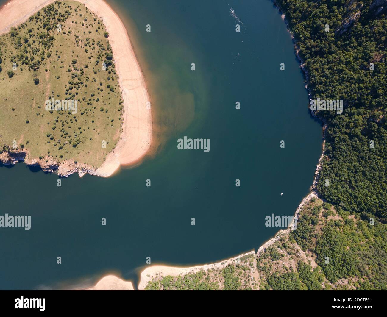 Aerial view arda river meander hi-res stock photography and images - Alamy