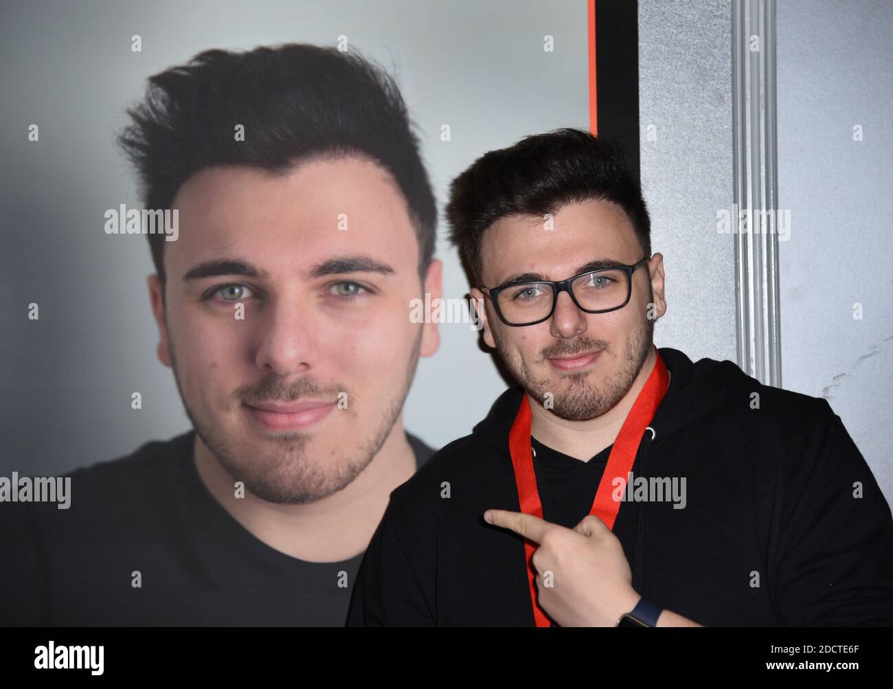 French video maker, Youtuber Siphano attending the 25th Paris Manga and ...
