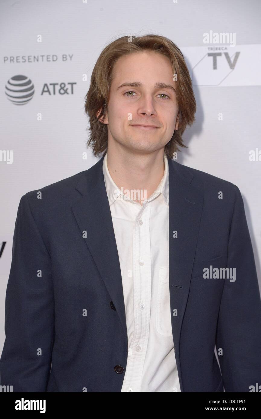 Matthew Brown attending the screening of Maine during the 2018 Tribeca ...