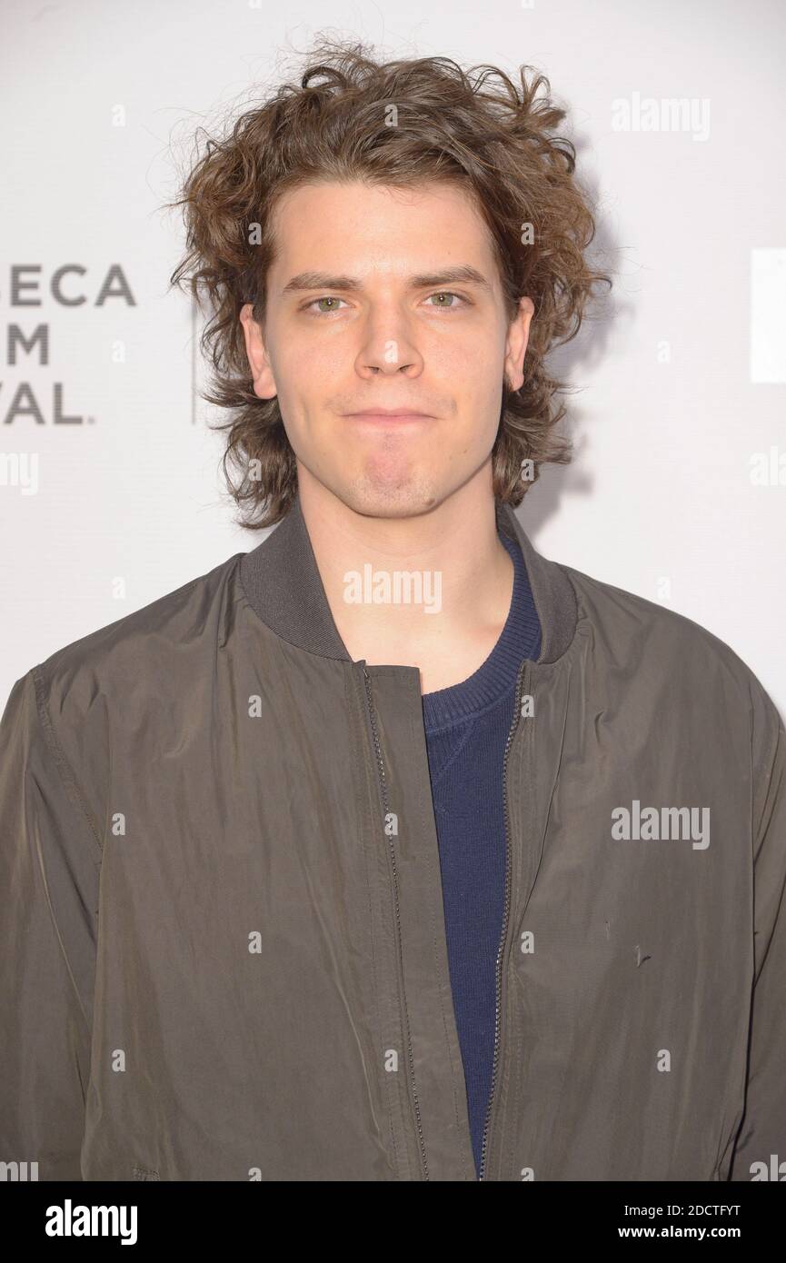 Gus Halper attending the screening of Maine during the 2018 Tribeca ...