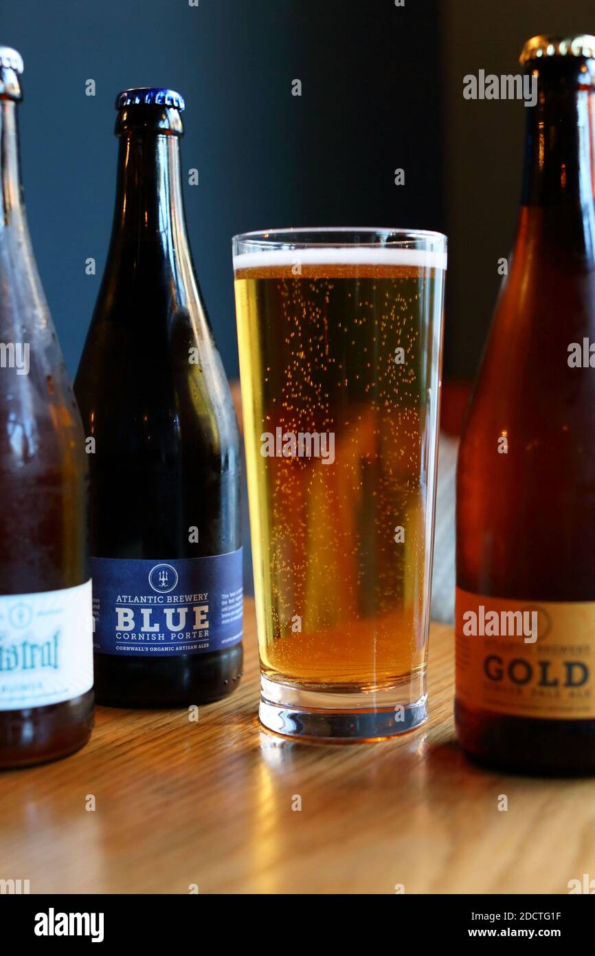 GREAT BRITAIN /Cornwall/Cornish local beer Stock Photo - Alamy