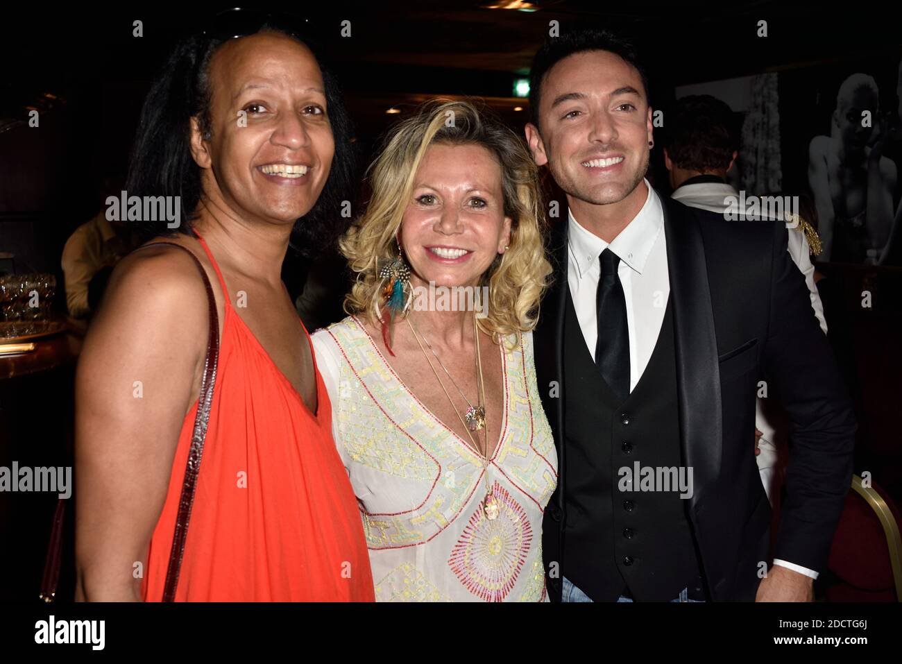 Maxime Dereymez, Fiona Gelin, Vincent Mc Doom assistent a la soirée de ...