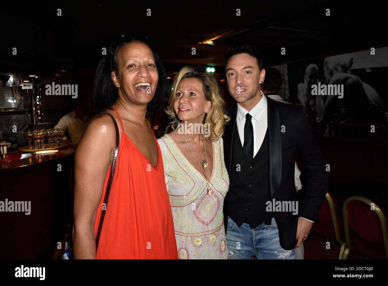Maxime Dereymez, Fiona Gelin, Vincent Mc Doom assistent a la soirée de ...