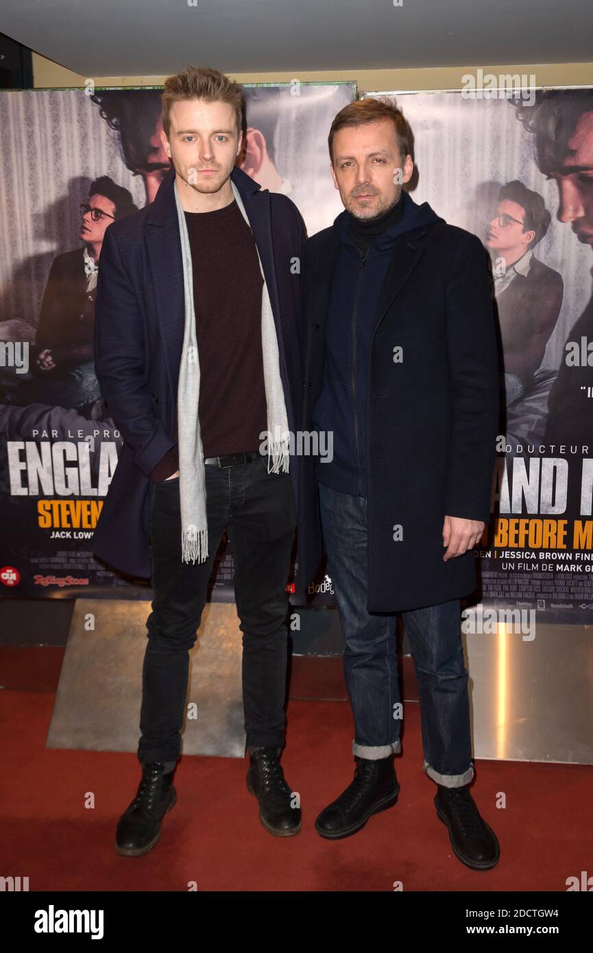 Jack Lowden and Director Mark Gill attending the premiere of England is ...