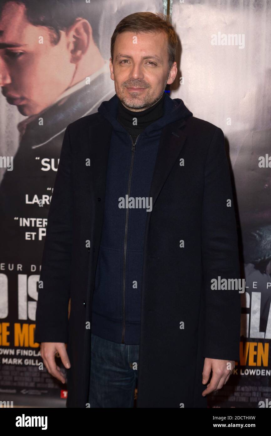 Director Mark Gill attending the premiere of England is mine held at ...