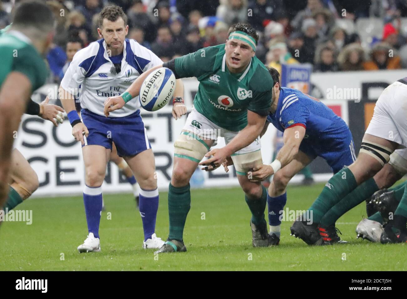 Ireland's CJ Stander during Rugby Natwest 6 Nations Tournament, France ...
