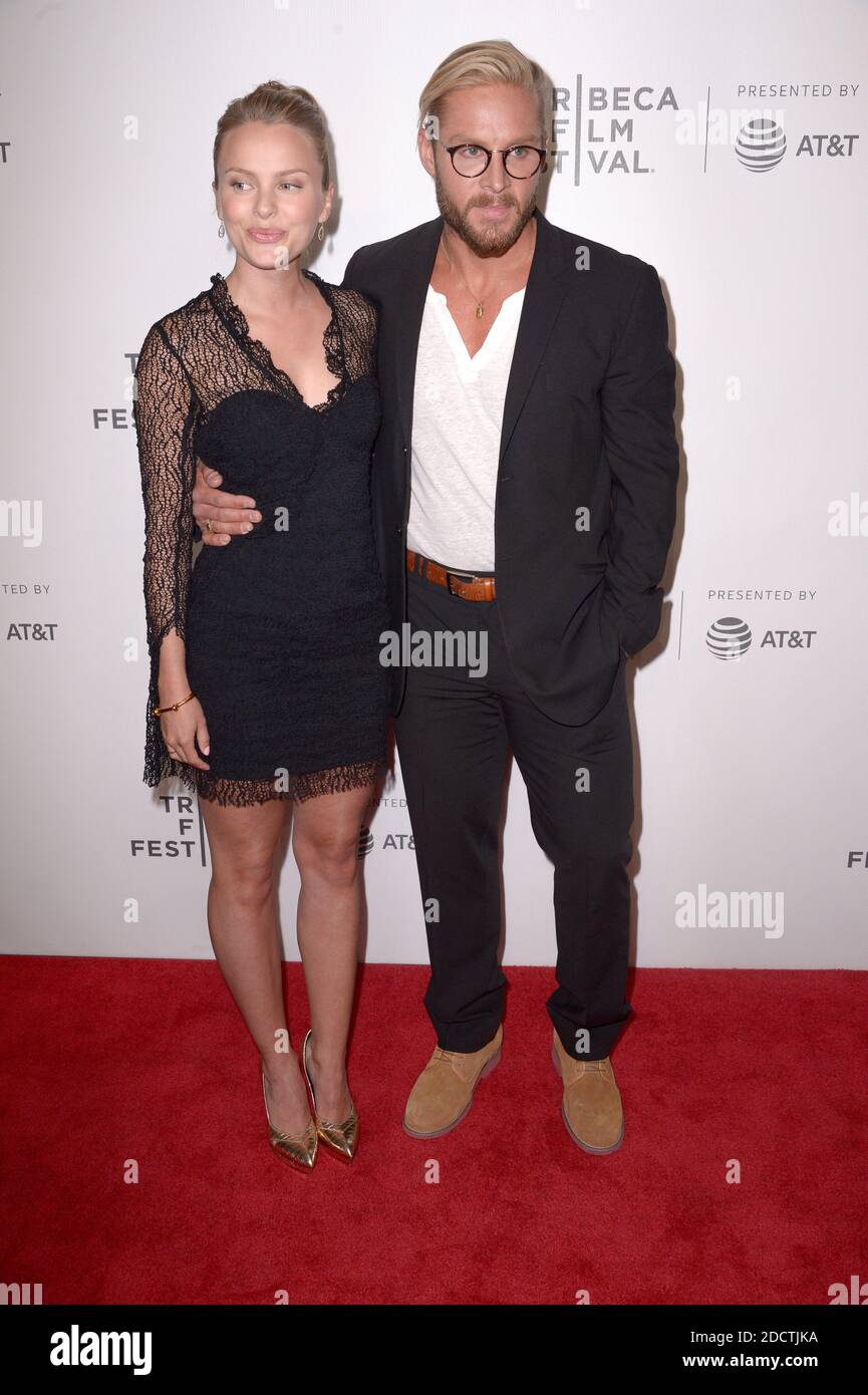 Matt Felker and guest attending the premiere of the movie American Meme ...