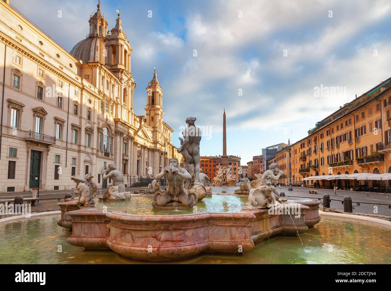 Piazza Navona, a historic public open space and significant example of ...