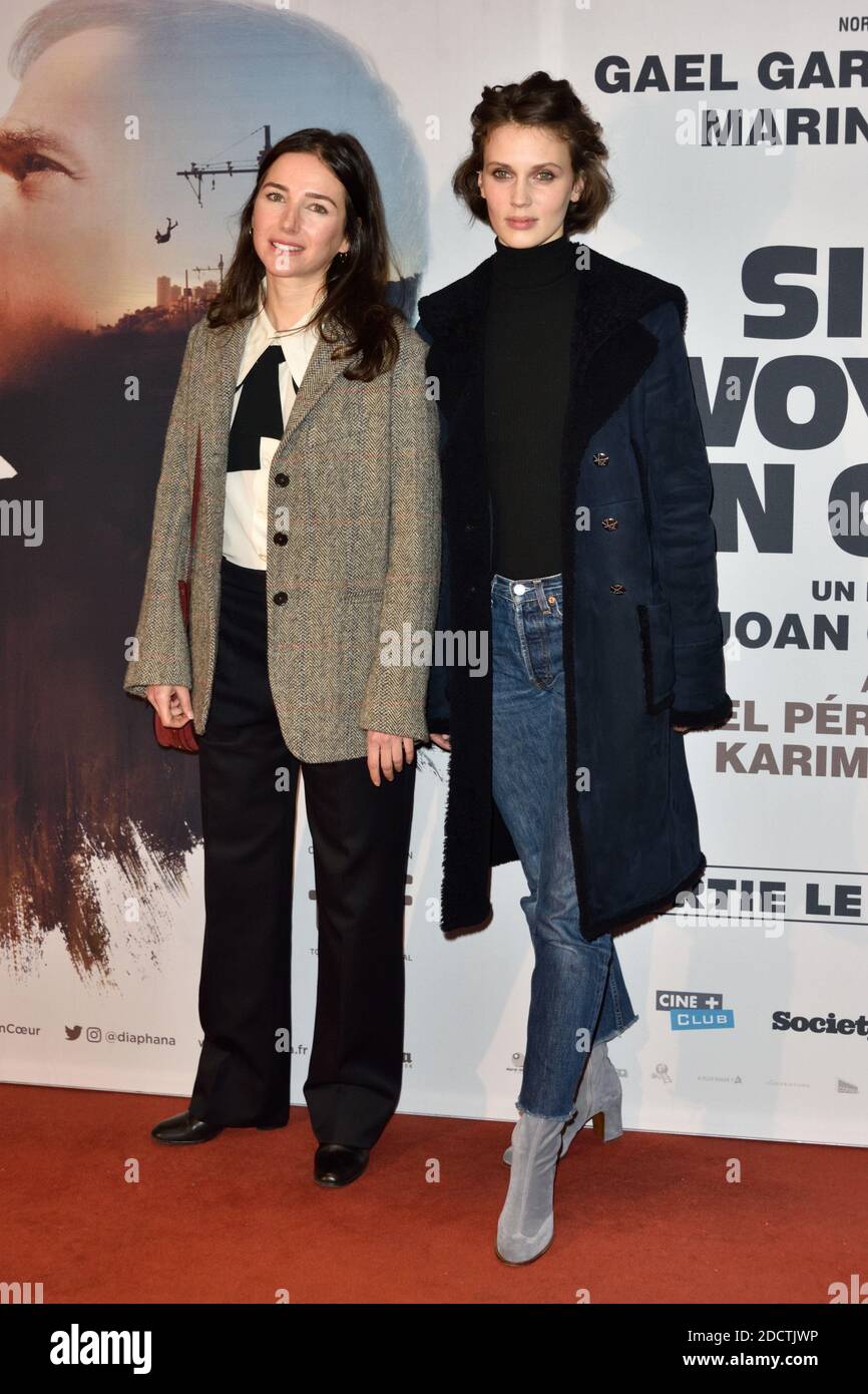 Marine Vacth, Joan Chemla assiste a la premiere de Si Tu Voyais Son ...