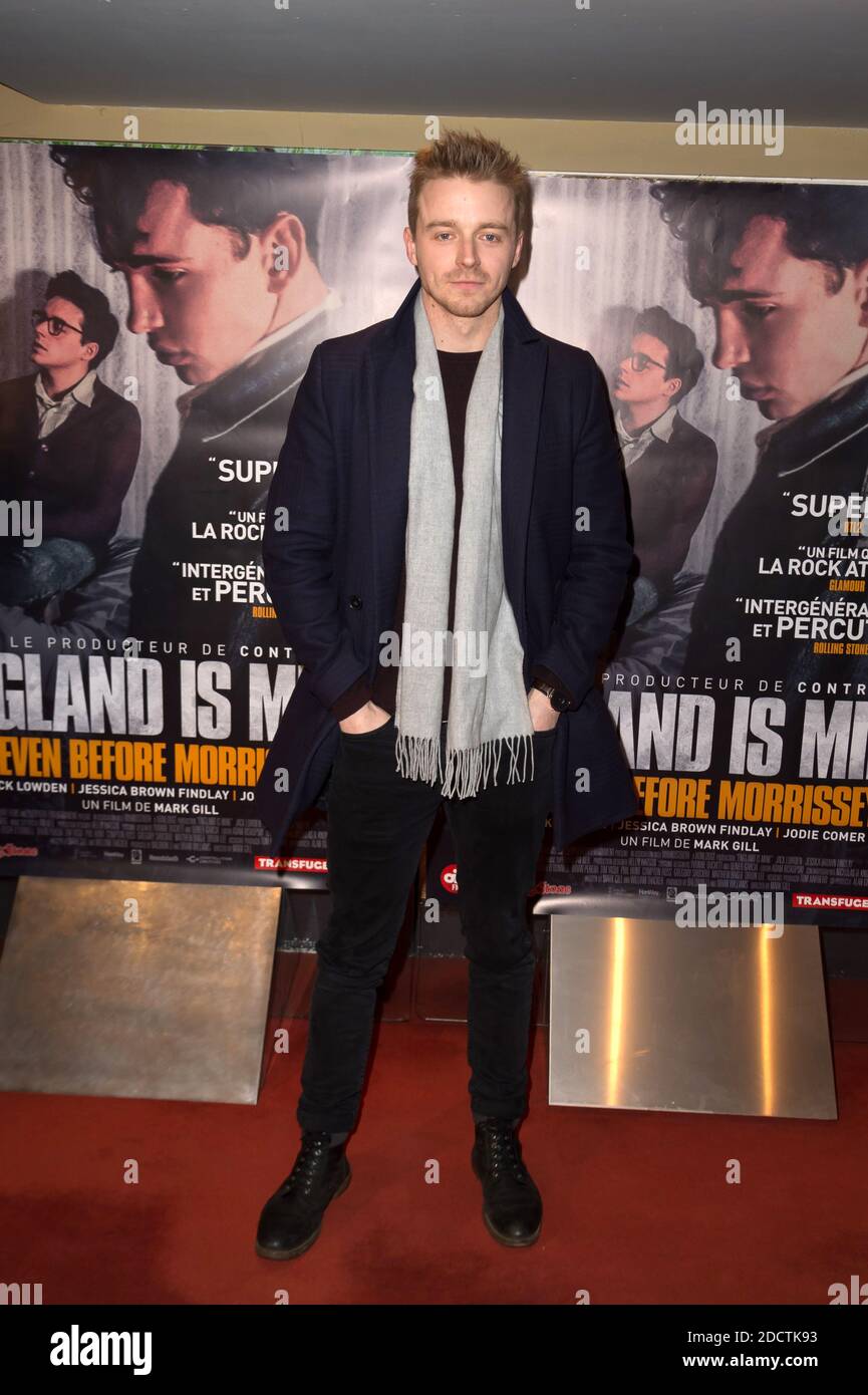 Jack Lowden attending the premiere of England is mine held at the UGC ...