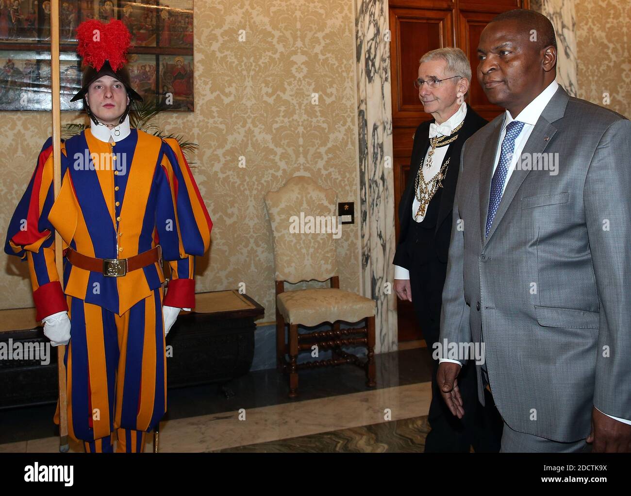 Pope Francis meets with President of the Central African Republic ...