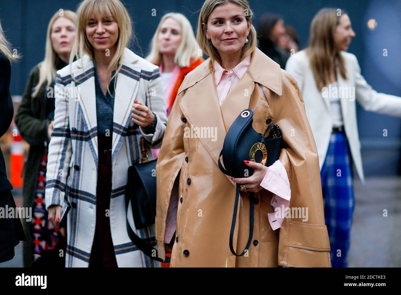 Street style, Janka Polliani arriving at Cecilie Bahnsen Fall-Winter ...